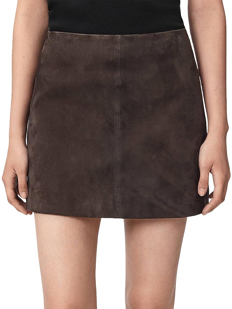 ALLSAINTS ALLSAINTS Renai Suede Mini Skirt